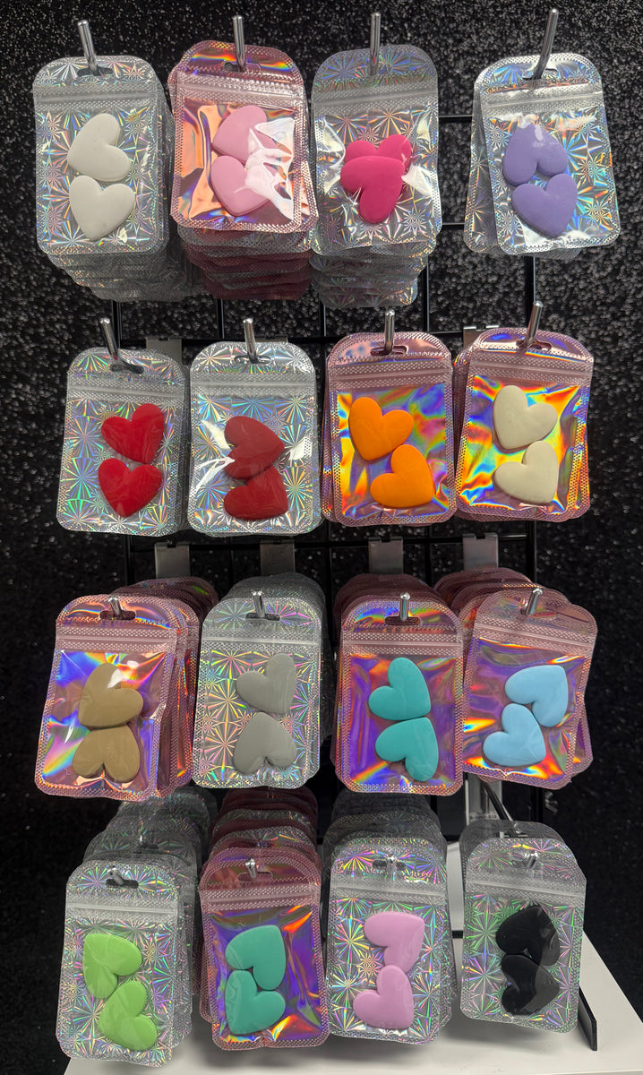 Matte Hearts 🫶🏽 – teribeads