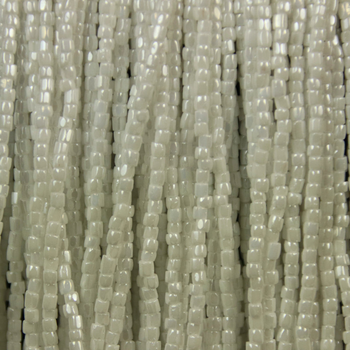 Opaque White Luster Size 9 3 cut (93C40) – teribeads