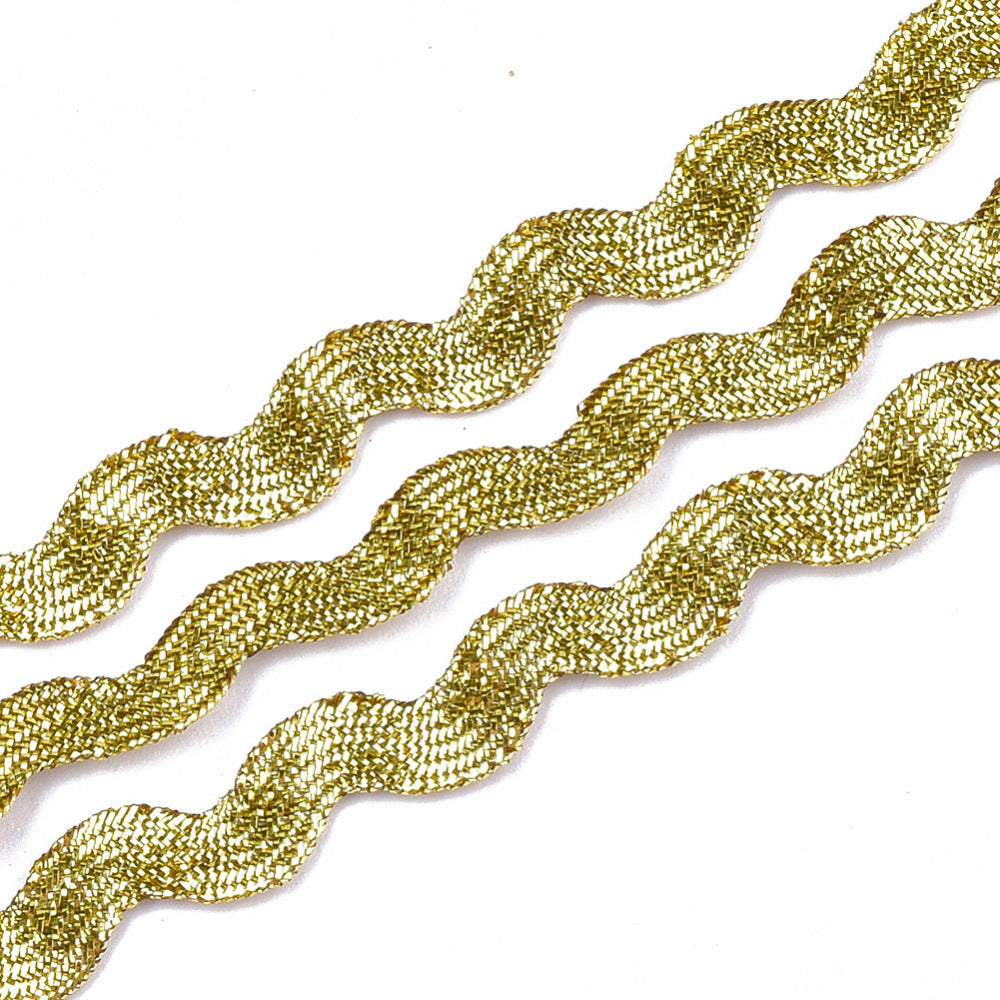 GOLD RIC RAC – teribeads