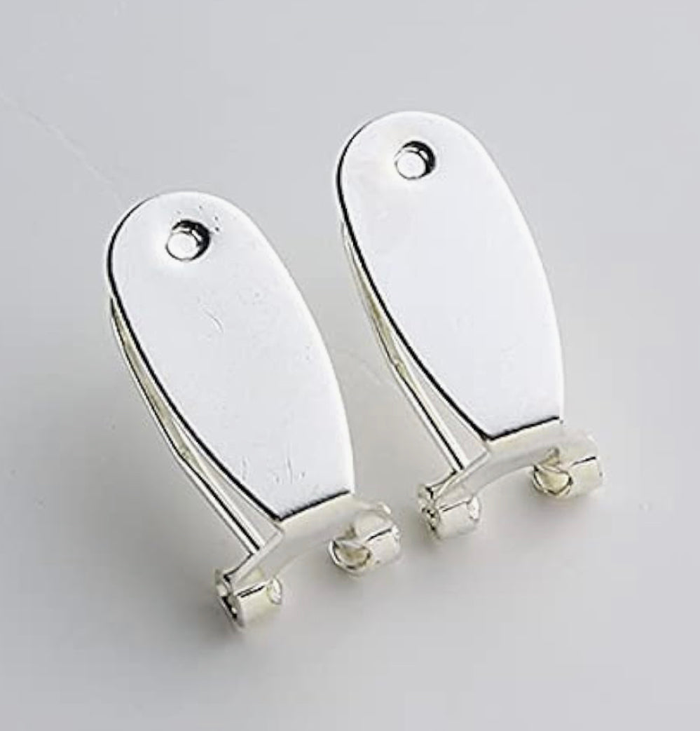 Silver Fingernail Posts – teribeads